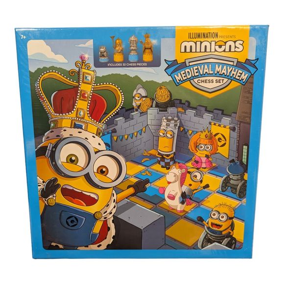 Illumination | Games | Minions Medieval Mayhem Chess Set 32 Chess ...